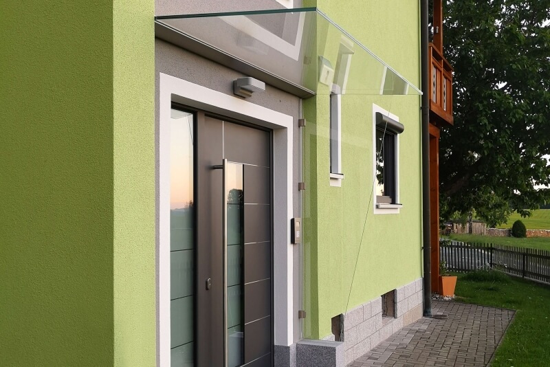 Windschutz Haustur Seitenteil